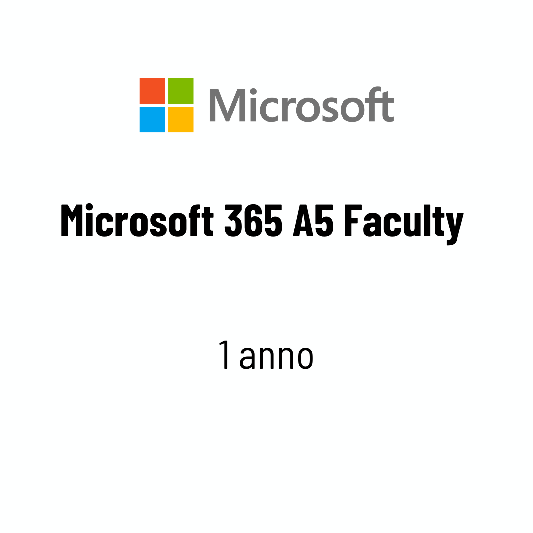 Microsoft 365 A5 Faculty (1 anno) - MR Digital - Education